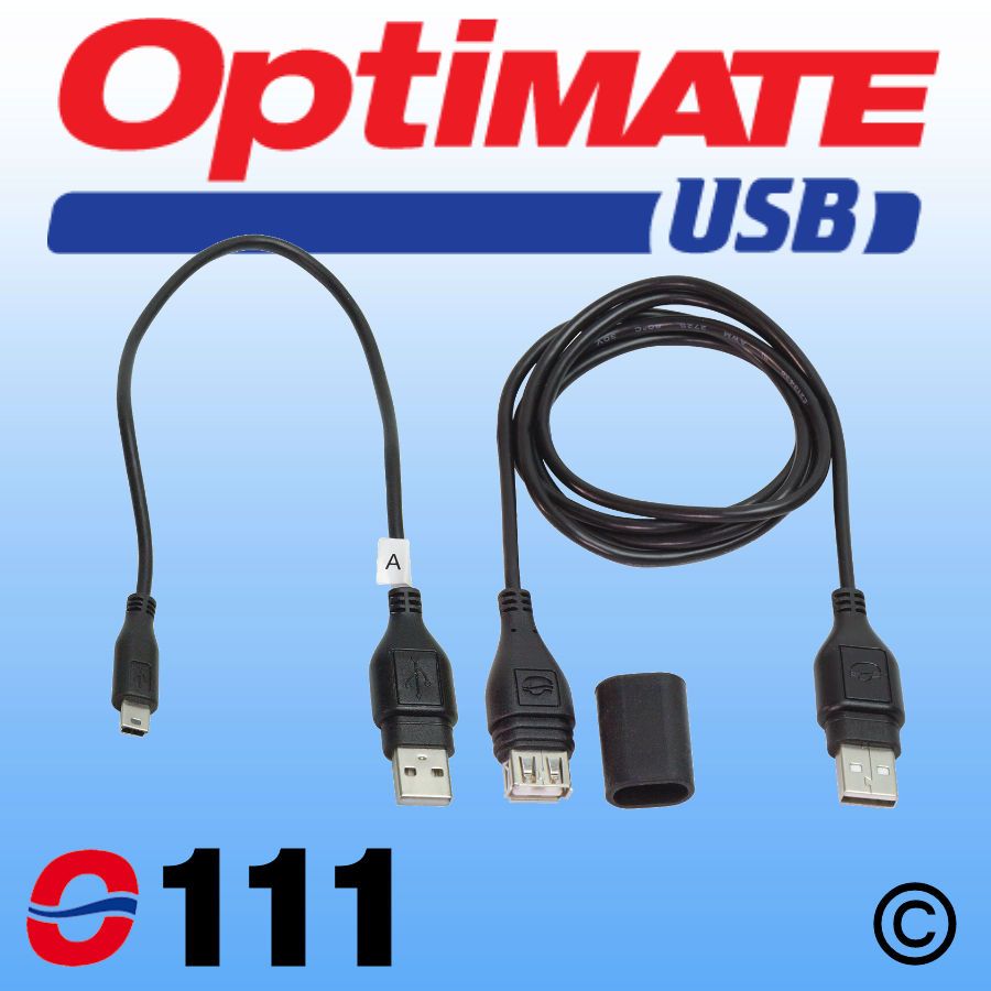 O111 USB Cable Kit - USB to USB MINI lead and USB