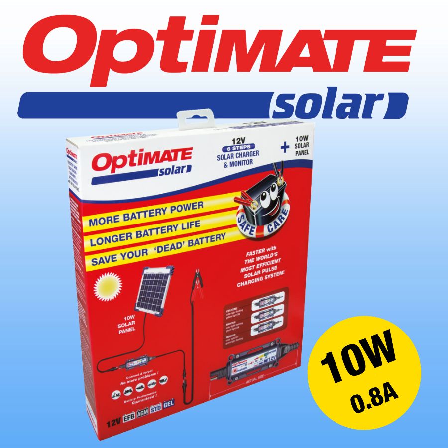 OptiMate 10W Solar charger and monitor